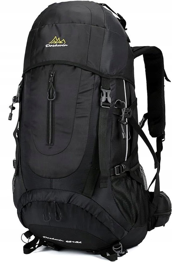 DOSHWIN PROFESJONALNY PLECAK TURYSTYCZNY KEMPINGOWY 70L WODOODPORNY CZARNY - inna (Inny) | Sport ...