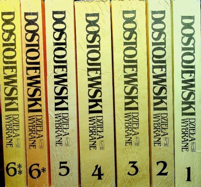 Dostojewski Dzieła wybrane Tom 1 do 6 - Dostojewski Fiodor | Książka w ...