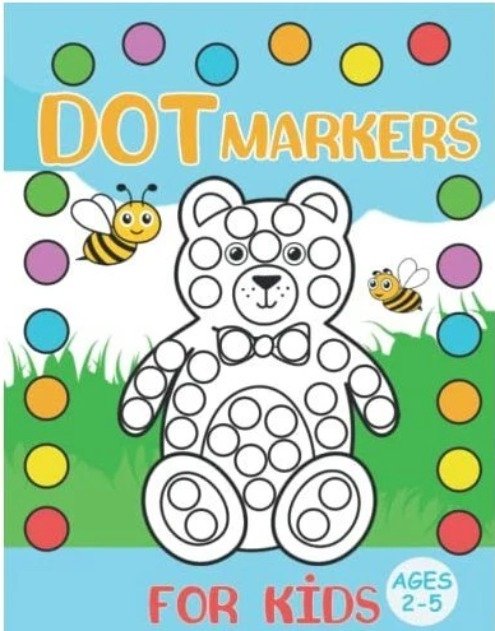 Dot Markers For Kids: Big Dot - Opracowanie zbiorowe | Książka w Empik