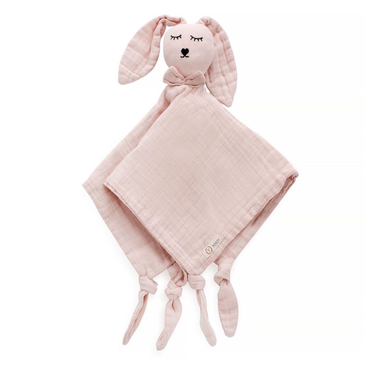 Doudou Yosoy Friend 100% Cotton Muslin Powder Pink - Yosoy | Sklep ...