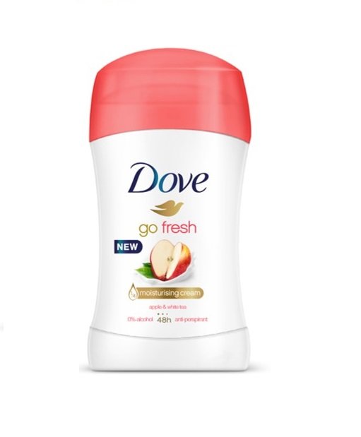 Dove, Go Fresh Apple & White Tea, antyperspirant sztyft, 40 ml | Sklep ...