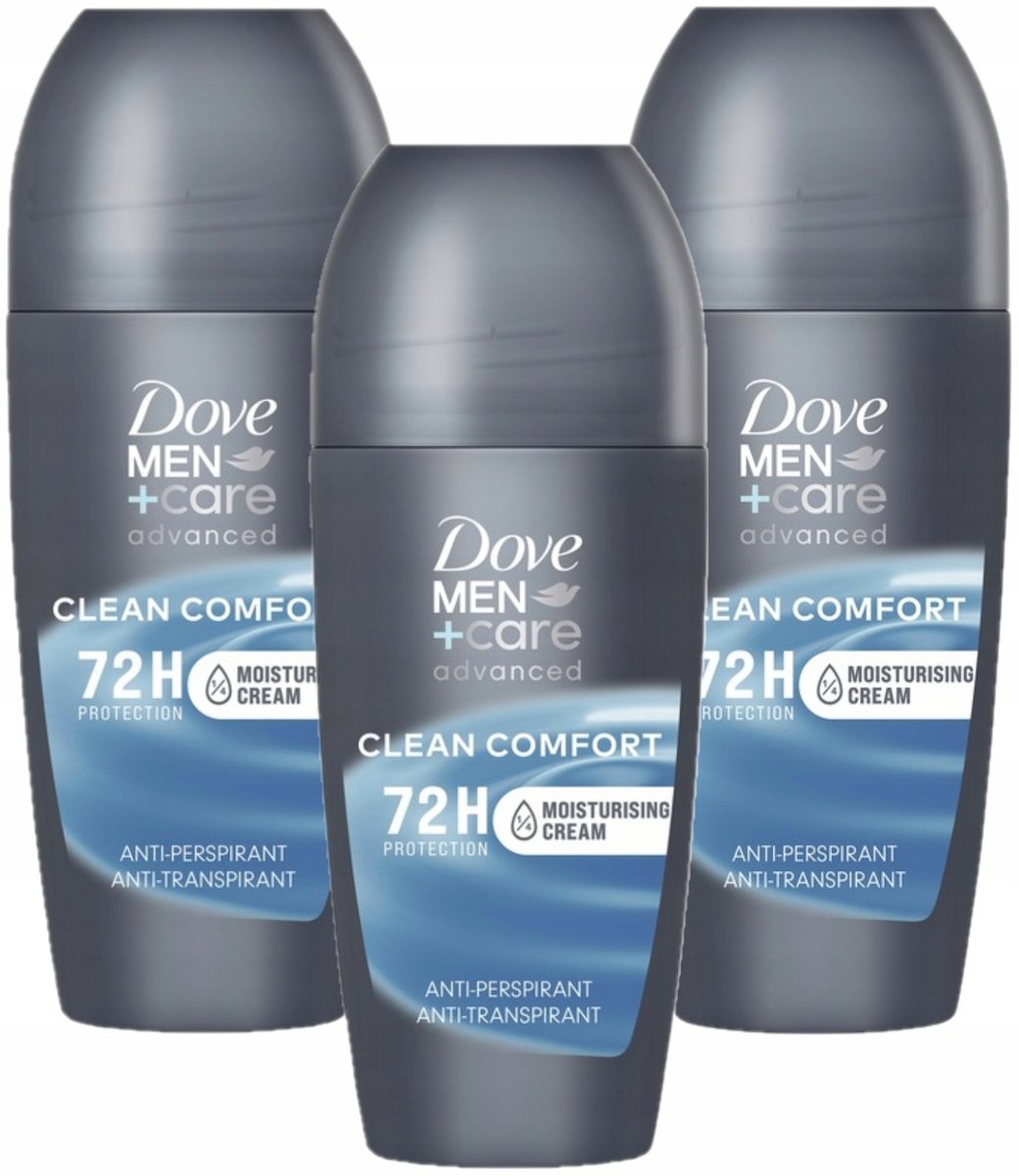 Dove Men+Care Clean Comfort Antyperspirant w kulce 3x 50 ml | Sklep ...