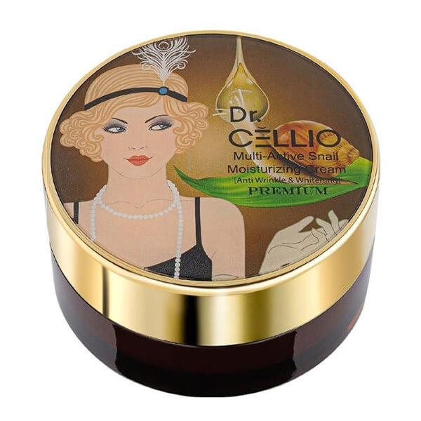 Dr.Cellio, Krem do twarzy z koloidalnym złotem i śluzem ślimaka, 100g ...