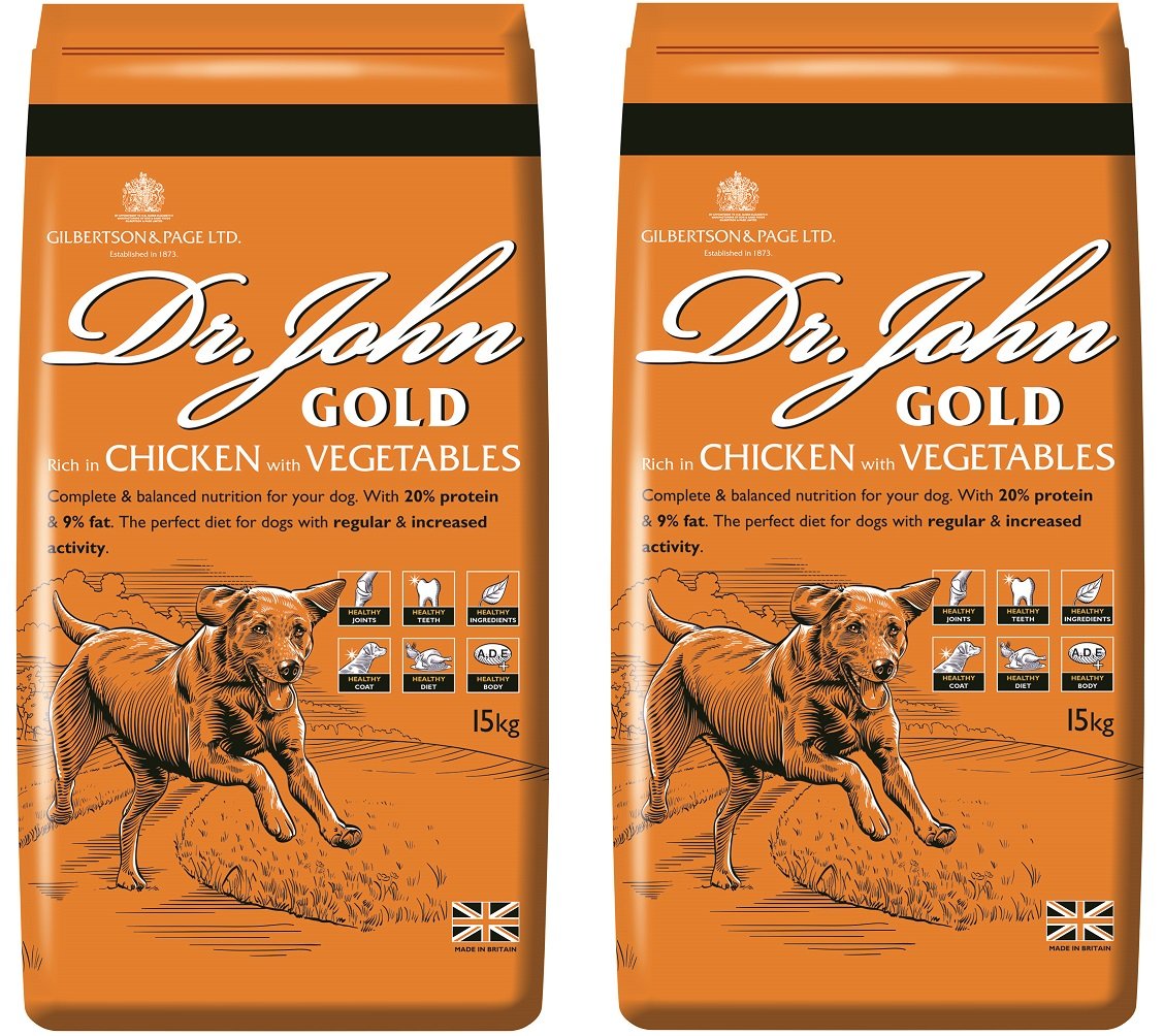 Dr John, karma dla psa, Gold DUO-PACK, 30 kg - Gilbertson & Page ...