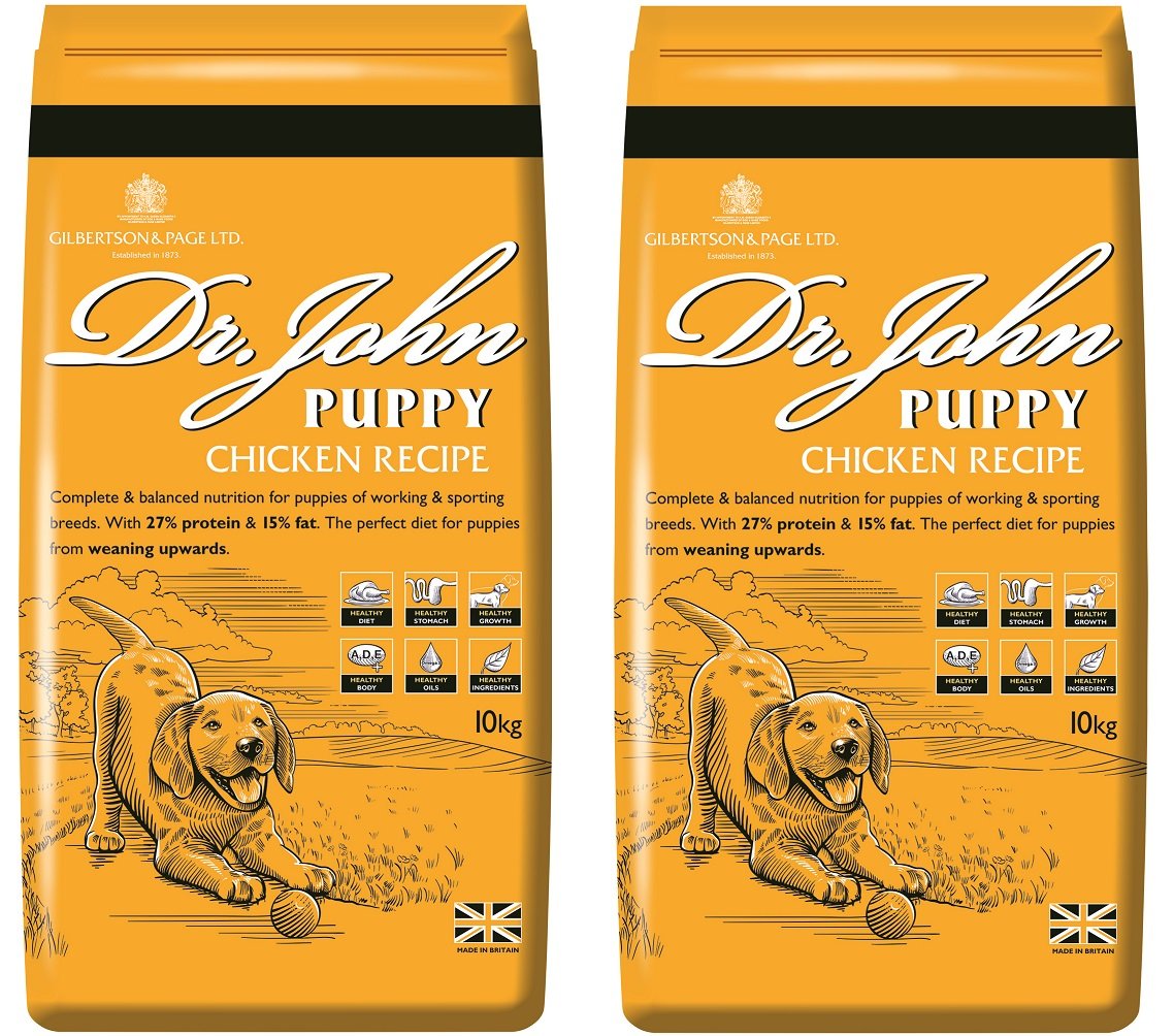 Dr John, karma dla psa, Puppy DUO-PACK, 20 kg - Gilbertson & Page ...