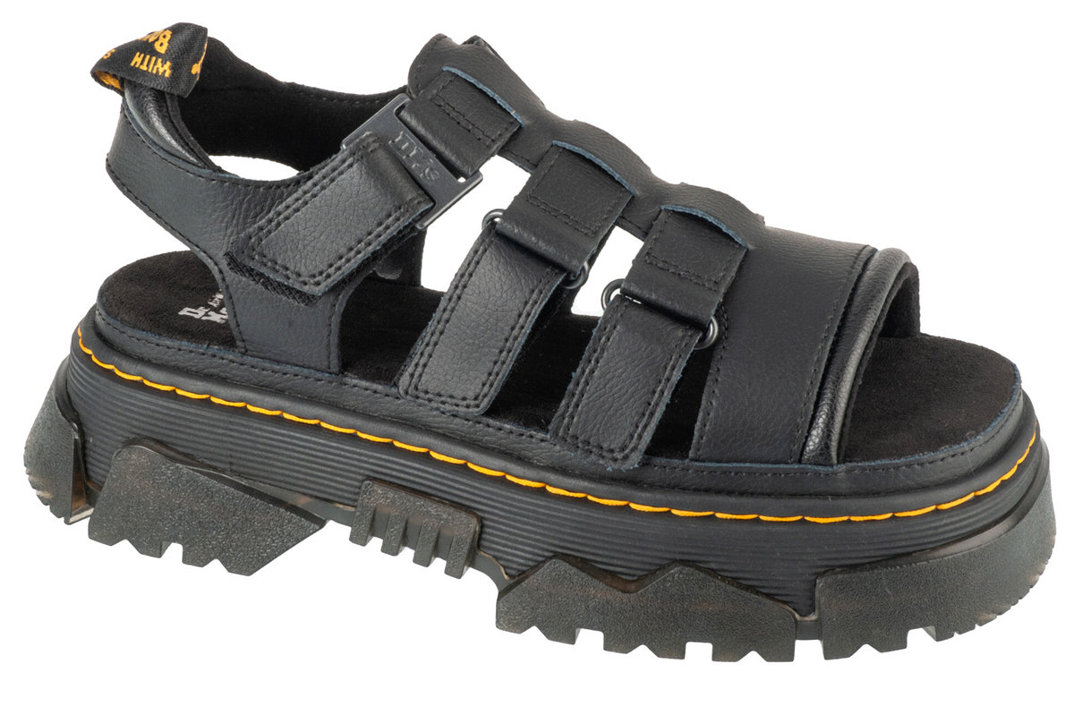Dr. Mattison 3 Strap Sandals DM40891001, Damskie, sandały, Czarne - Dr ...