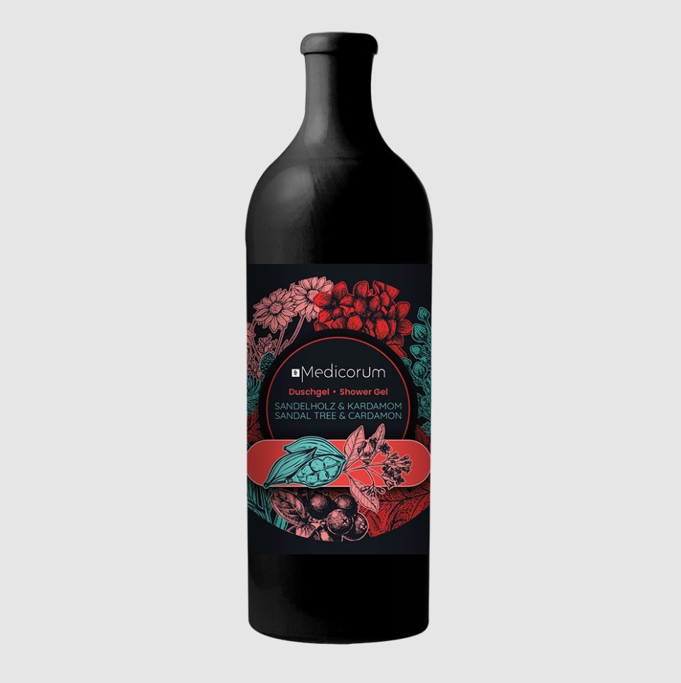 Dr Medicorum, Żel Pod Prysznic, Sandal Tree & Cardamon, DE, 500ml ...
