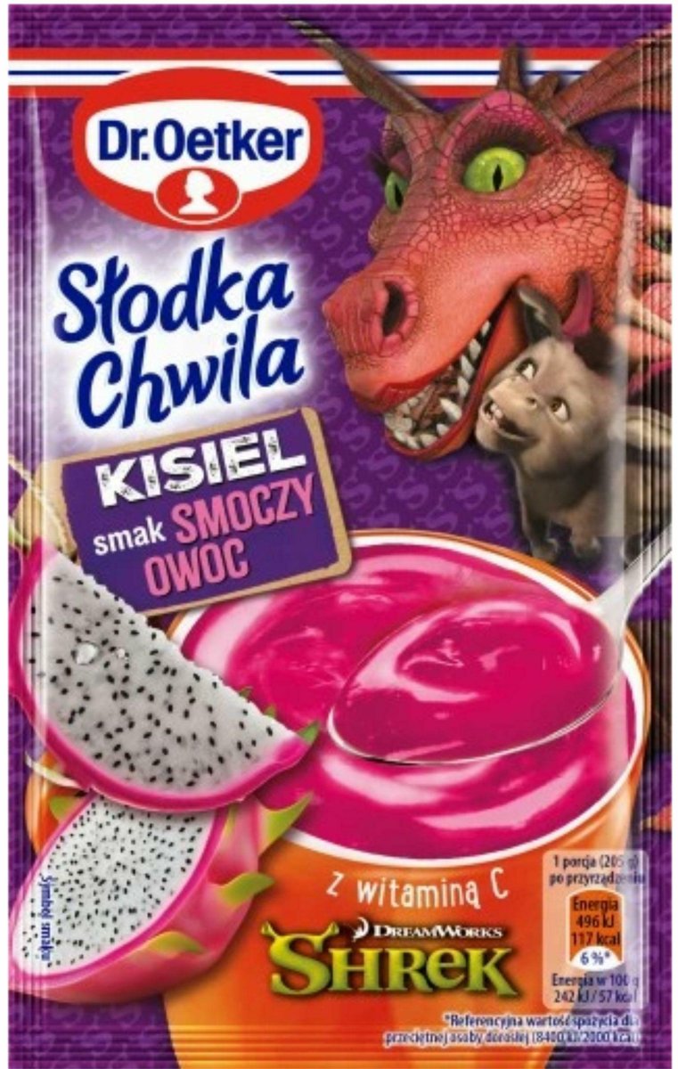 DR OETKER KISIEL SŁODKA CHWILA SMOCZY OWOC 30G SHREK - Inna marka ...