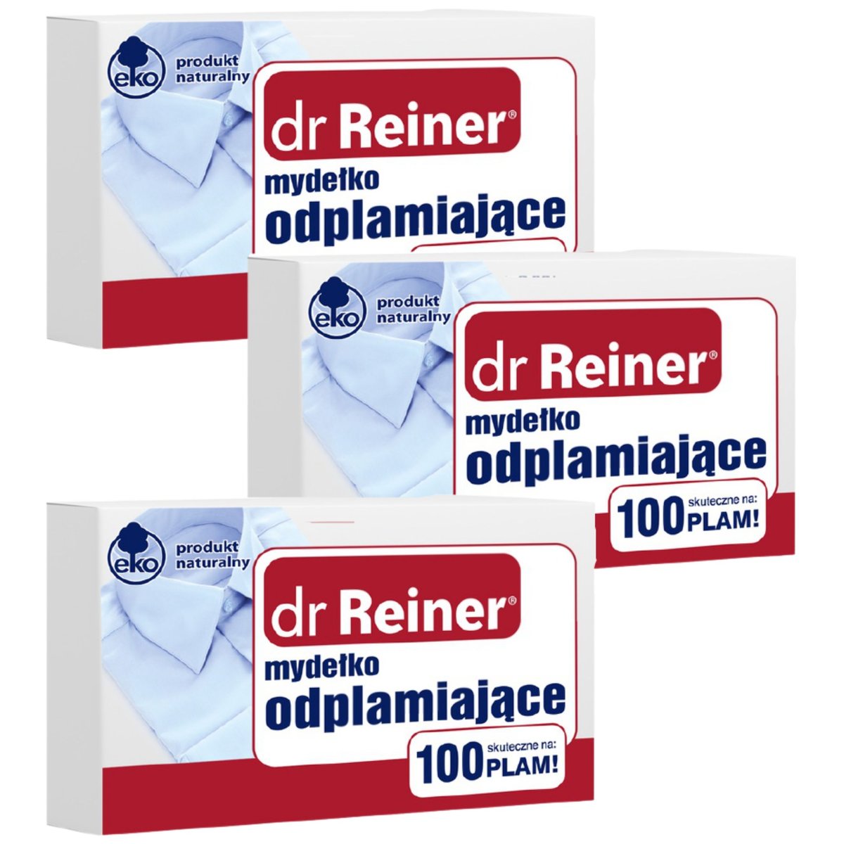 Dr Reiner, Mydełko odplamiające, 3 x 100 g - dr Reiner | Sklep EMPIK.COM