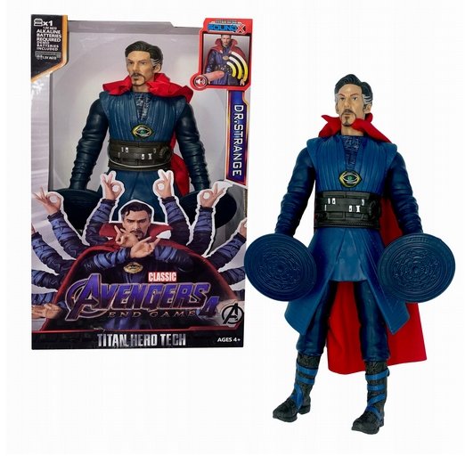 Dr. Strange Avengers Duża Figurka Interaktywna LED Dźwięk Ruchoma 30 Cm ...