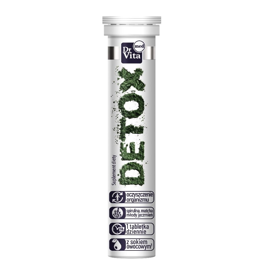 Dr Vita Detox suplement diety 20 tabletek musujących | Sklep EMPIK.COM