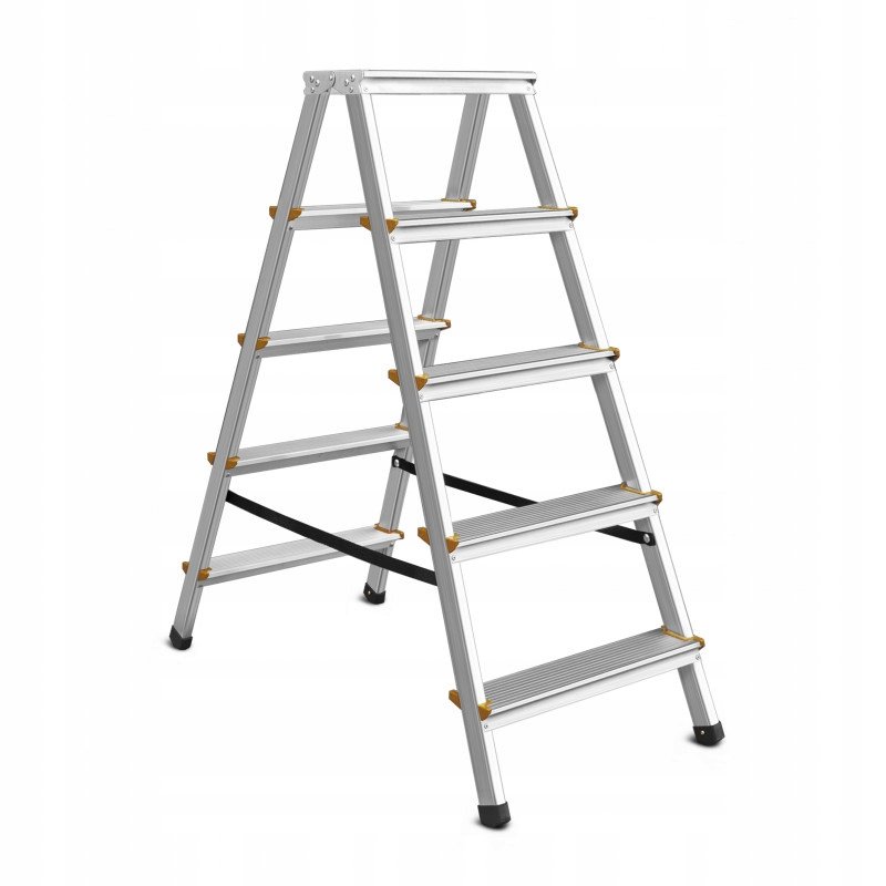 Drabina Alu Podest + 7 Stop 2x8 150kg 166cm Eu - Irma | Sklep EMPIK.COM