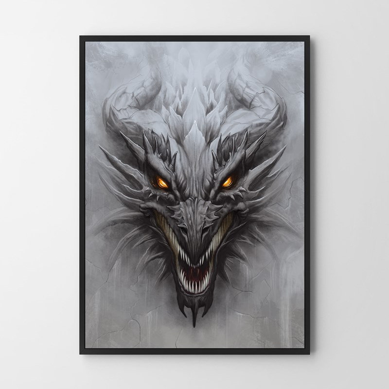 Dragon B2 (50x70cm) - Hog Studio | Sklep EMPIK.COM