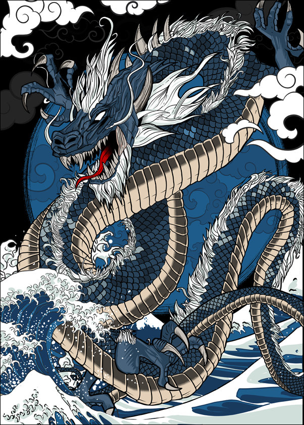Dragon - plakat 42x59,4 cm - Galeria Plakatu | Sklep EMPIK.COM