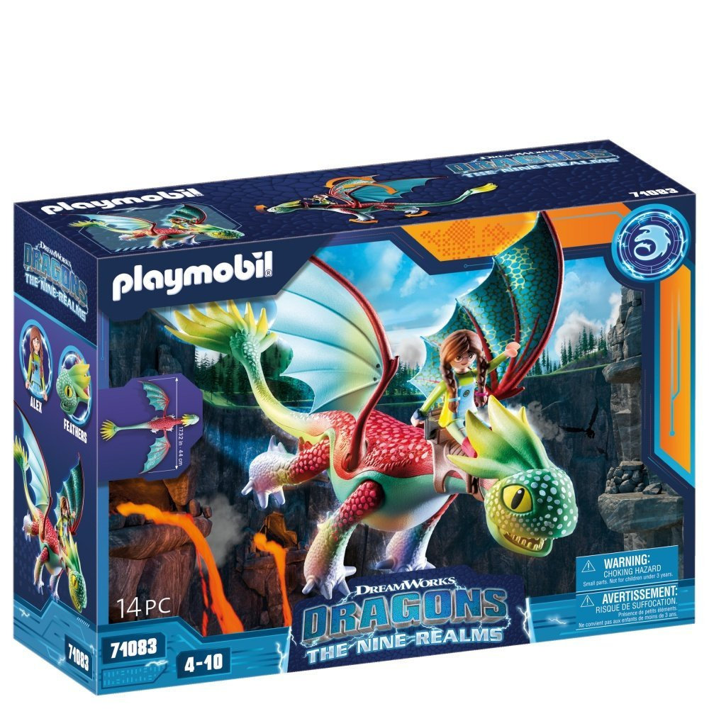 Dragons: The Nine Realms - Piórka i Alex 71083 - Playmobil | Sklep ...