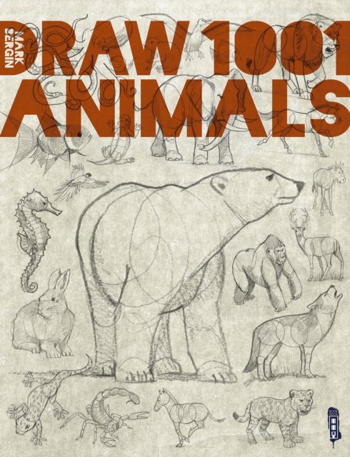 Draw 1,001 Animals - Bergin Mark | Książka w Empik