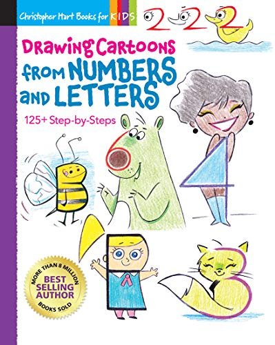 Drawing Cartoons from Numbers and Letters. 125+ Step-by-Steps - Hart ...