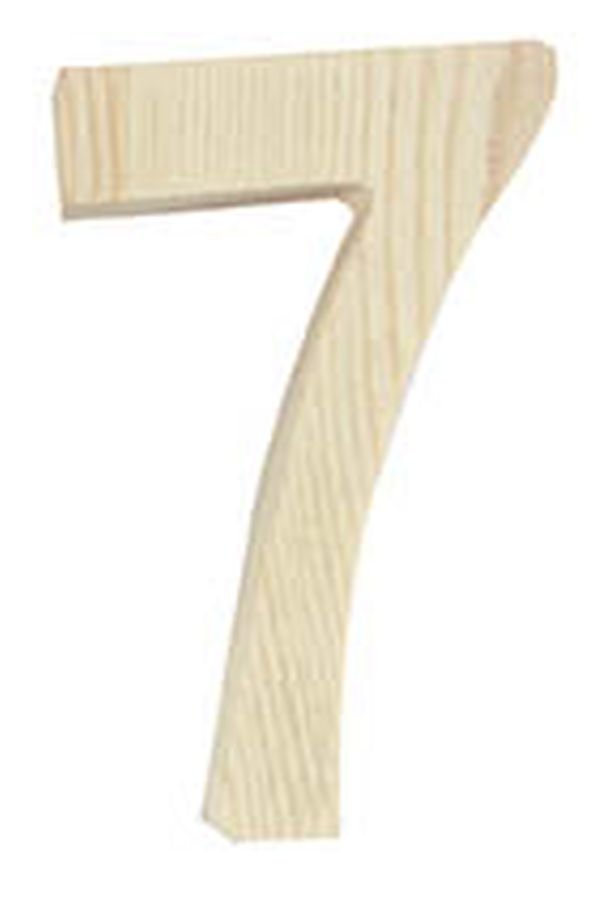 Drewniana cyfra 7 - Rico Design GmbG & Co. KG | Sklep EMPIK.COM