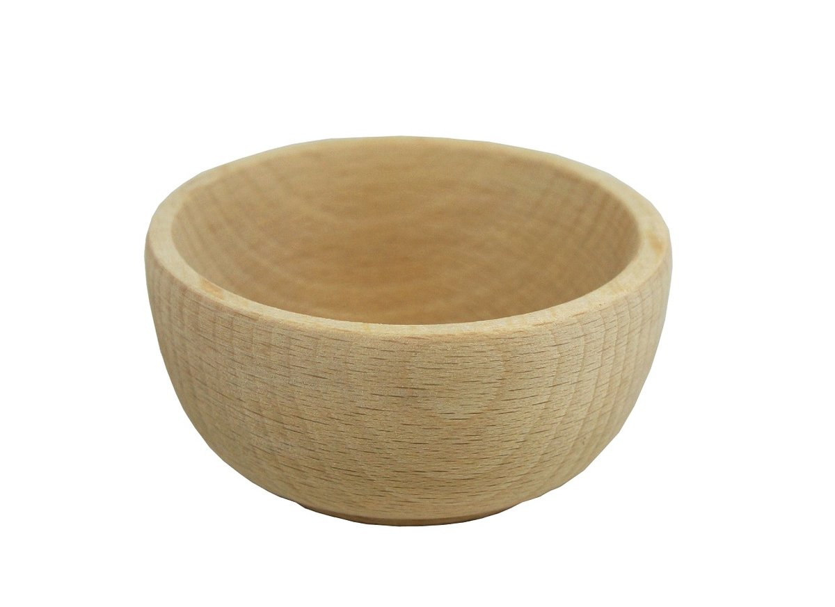 Drewniana miseczka miska lity BUK 8cm - PEEWIT | Sklep EMPIK.COM