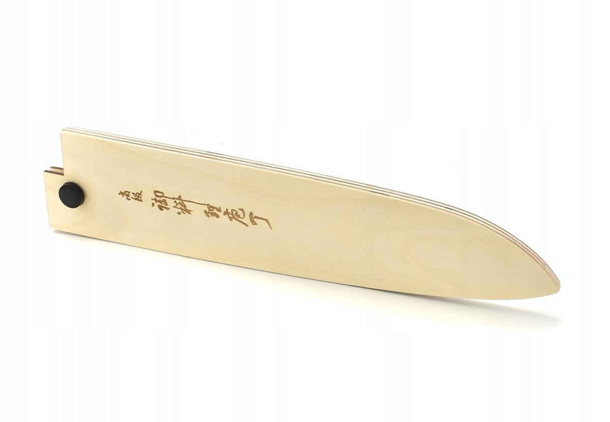 Drewniana pochwa Saya na nóż Gyuto 240 Shigeki Tanaka Gingami 3 - Red ...