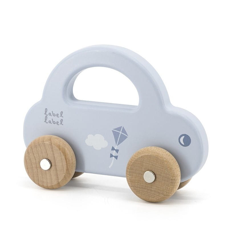 Drewniany samochodzik Niebieski, Label Label - Label Label | Sklep ...