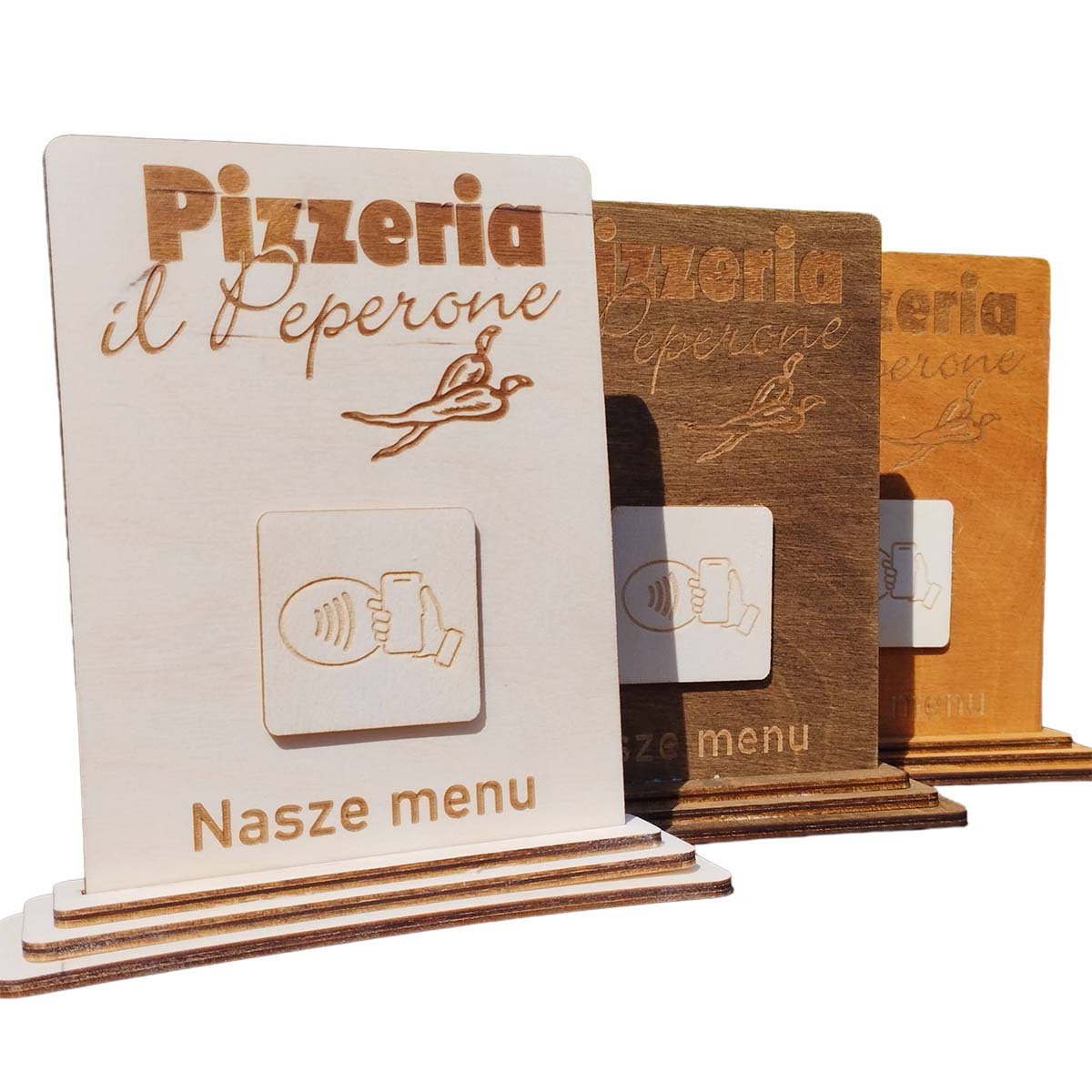 Drewniany stand stojak NFC do integracji z mediami - Manufaktura ...
