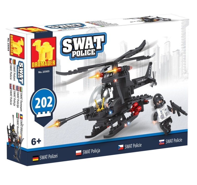 Dromader, Klocki Swat Helikopter (130-23503) - Dromader | Sklep EMPIK.COM
