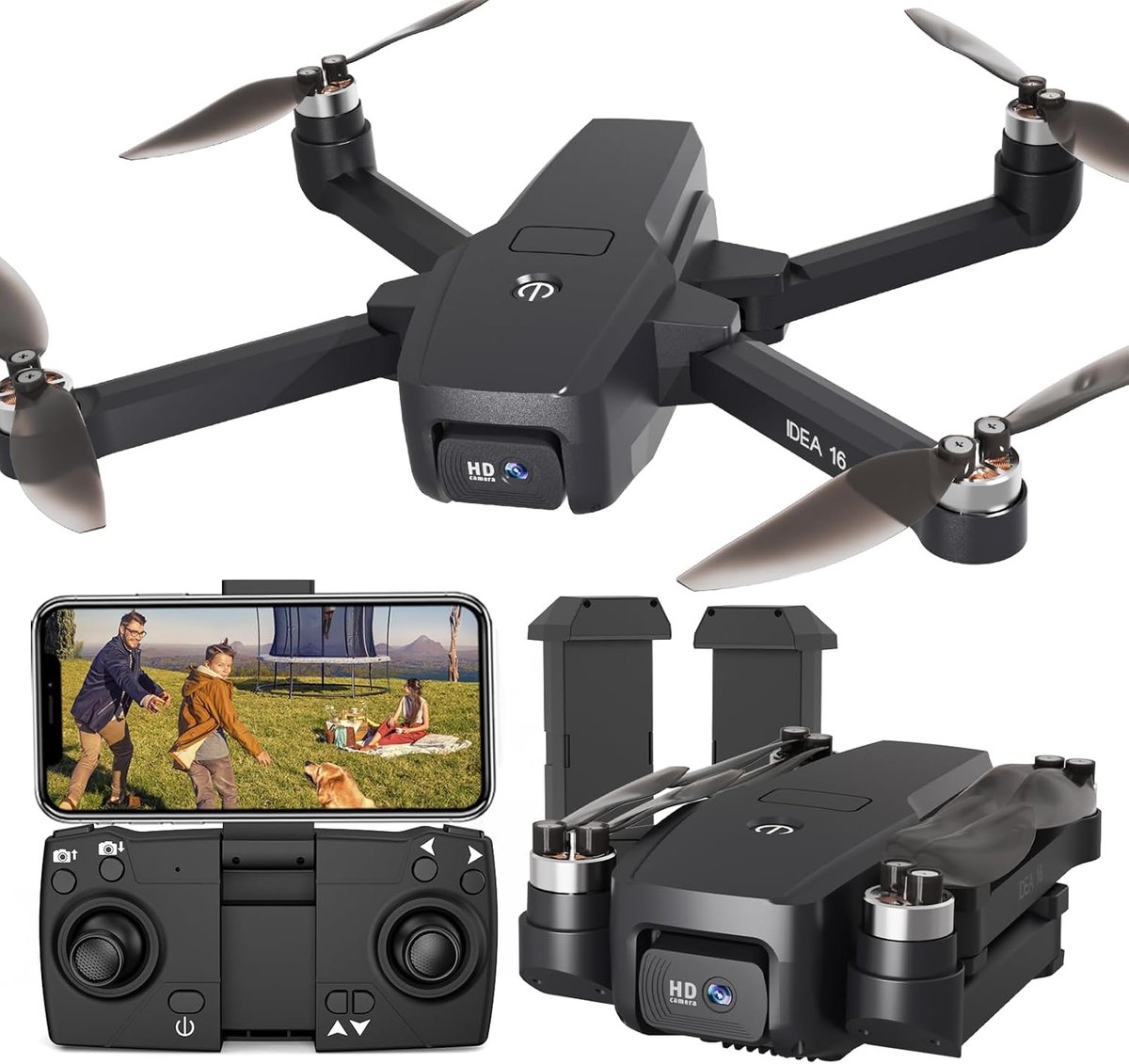 Dron IDEA16 Kamera 4K Silniki Bezszczotkowe Transmisja 5G z Pokrowcem ...