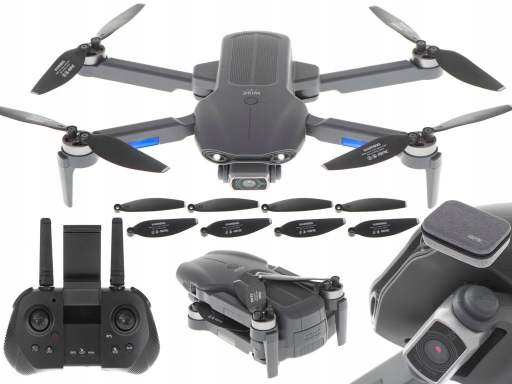 Dron RC F9 kamera 6K HD GPS WIFI zasięg 2000m - Kontext | Sklep EMPIK.COM
