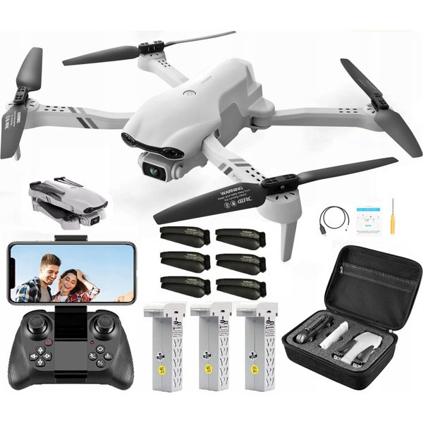 DRON Z KAMERA 4K HD WIFI PRO MAX ZAWIS GPS FPV 2KM 4DRC - OTTER PRODUCTS | Sklep EMPIK.COM