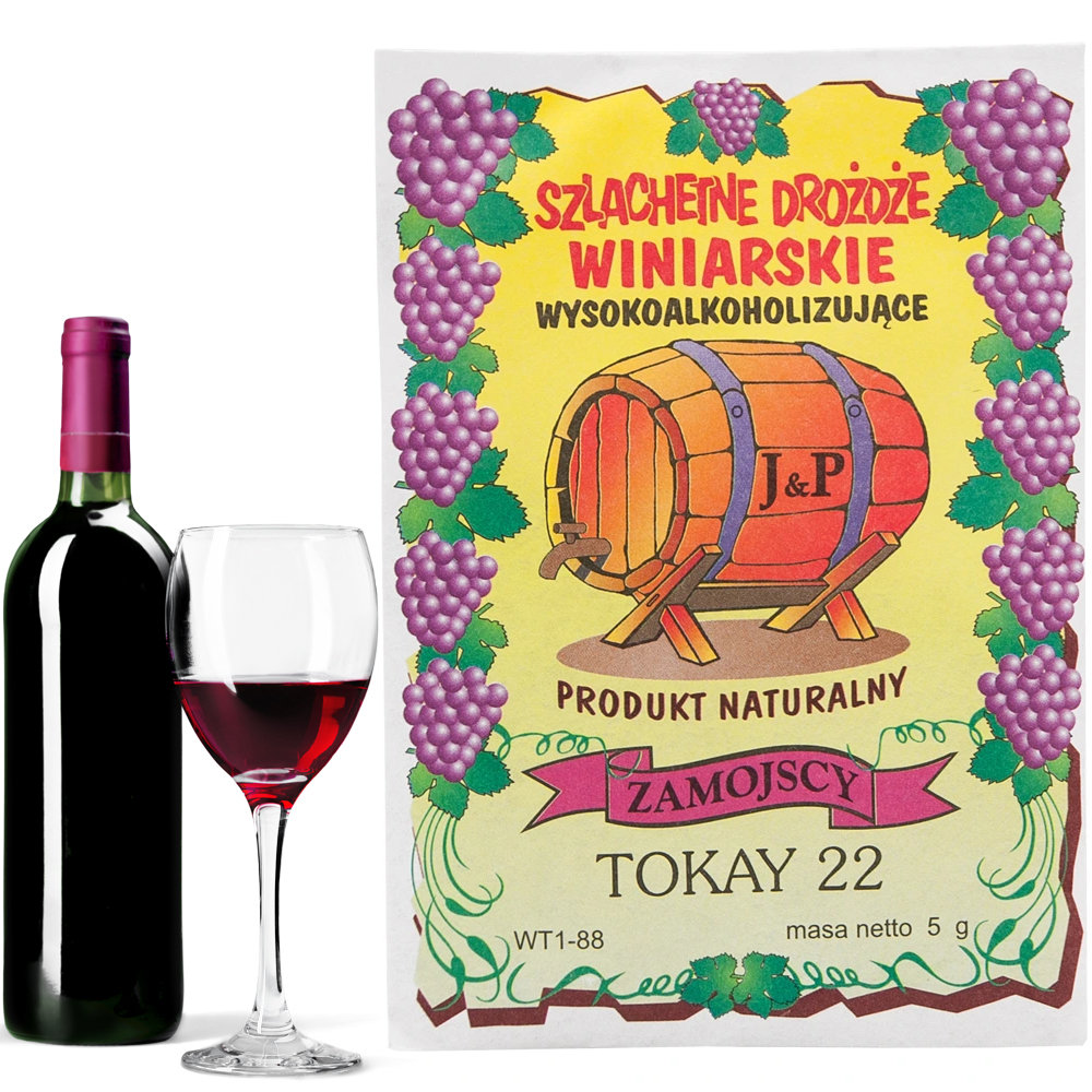 Drożdże DO WINA domowego ZAMOJSCY TOKAY 22 tokaj - decortrend | Sklep ...