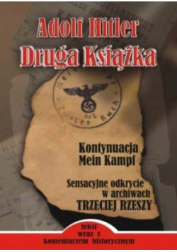 Druga książka - Hitler Adolf | Książka w Empik