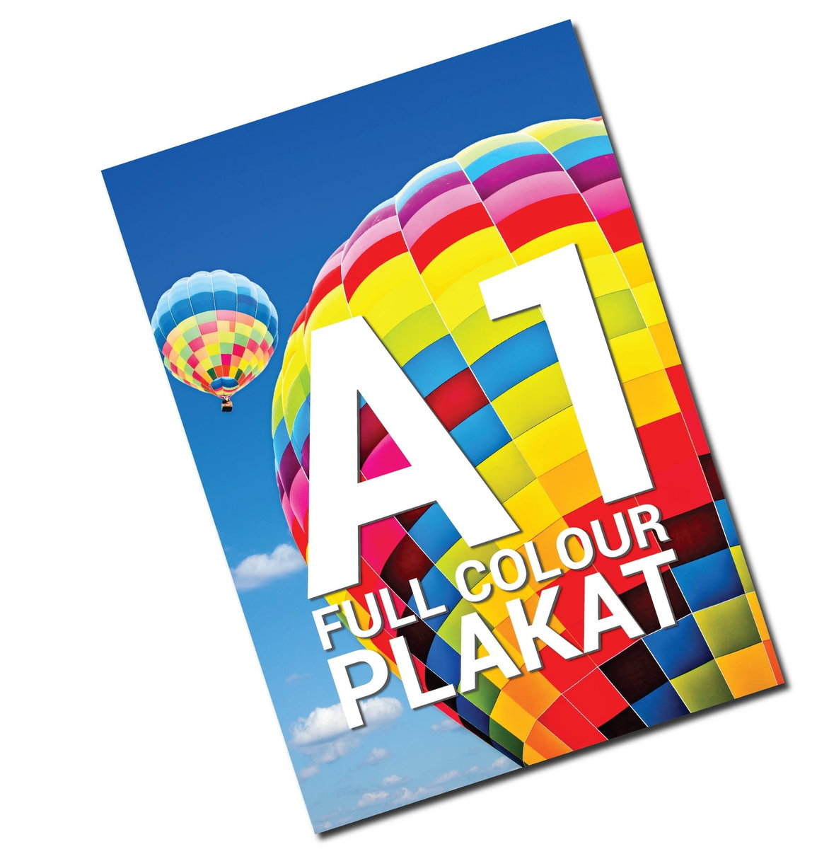 DRUK plakatów plakat A1 594 x 841mm wydruk full kolor wodoodporne 160g ...