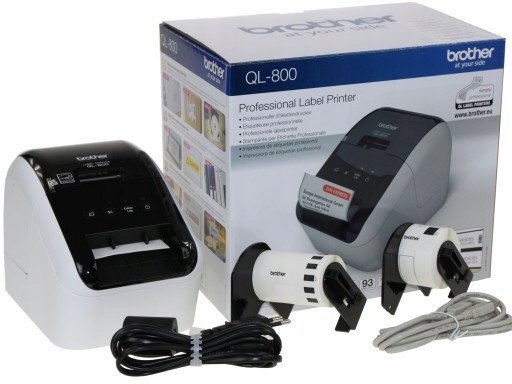Drukarka etykiet Brother QL-800 + 2 taśmy JAK NOWA - Inna marka | Sklep ...