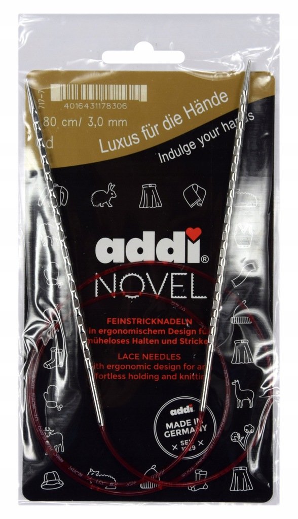Druty na żyłce Addi Novel metalowe 80 cm - 3,0 mm - ADDI | Sklep EMPIK.COM