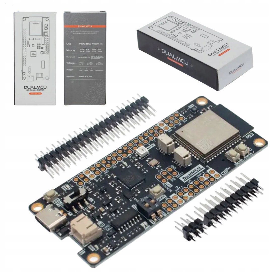 DualMCU Płytka rozwojowa ESP32 WROOM-32 + RP2040 32BIT Bluetooth i Wi-Fi - Jomardyan | Sklep ...