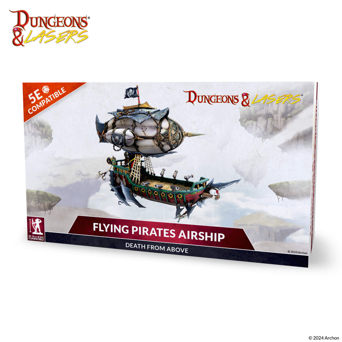 Dungeons & Lasers: Deuslair: Flying Pirates Airship - Archon Studio ...