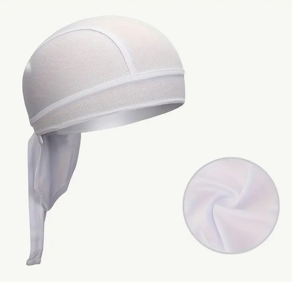 Durag chusta bandana na głowę face mask biała - Inna marka | Sklep ...