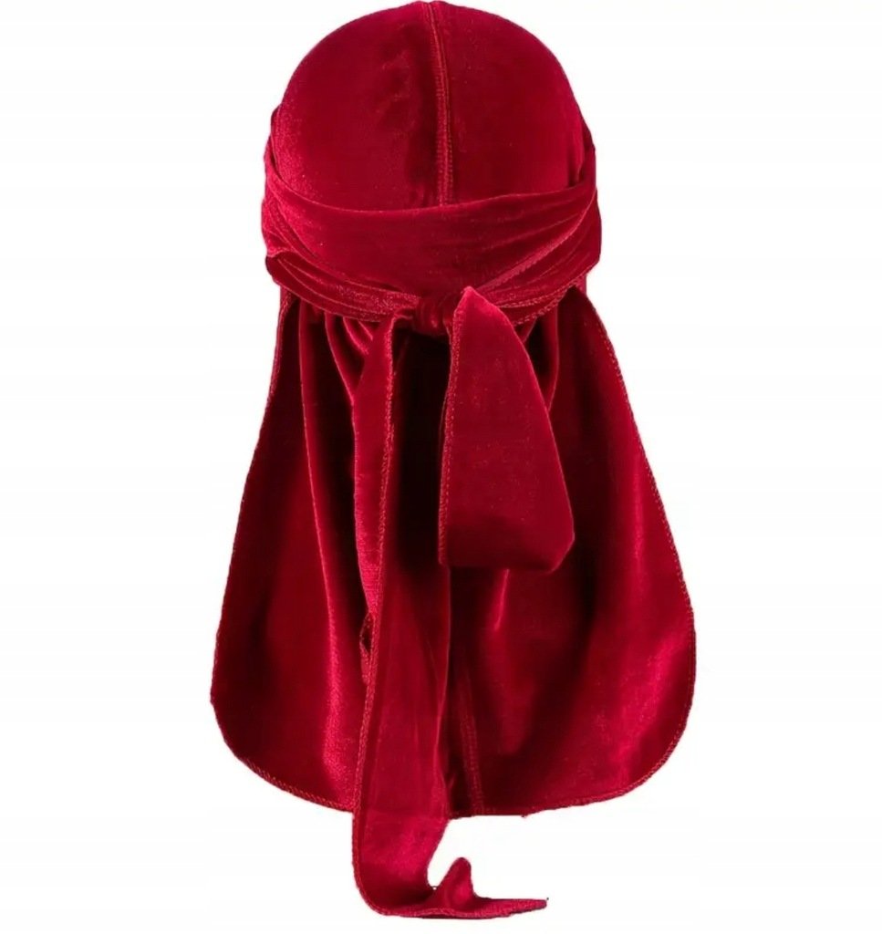 Durag Chusta Na Głowę Czerwona Satynowa Premium Streetwear - Inna marka ...
