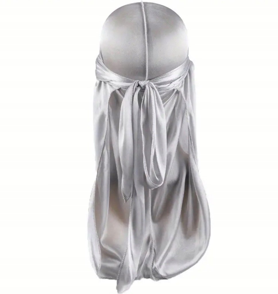 Durag Chusta Na Głowę Srebrna Silver Srebrny Streetwear Y2K - Inna ...