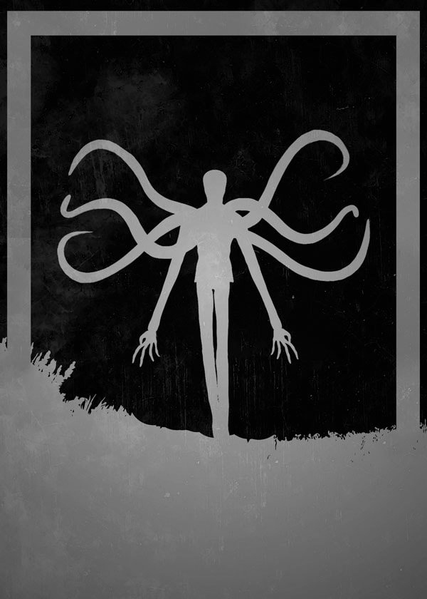 Dusk of Villains - Slenderman - plakat 40x60 cm - Galeria Plakatu ...