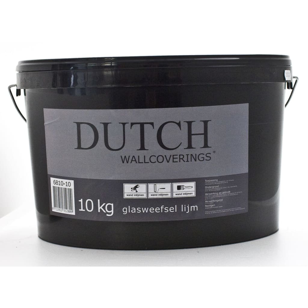 DUTCH WALLCOVERINGS Klej do tapet z włókna szklanego, 10 kg - Dutch ... DUTCH WALLCOVERINGS Klej do tapet z włókna szklanego, 10 kg - Dutch ...