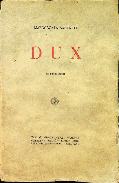 Dux 1927 r. - W opisie | Książka w Empik