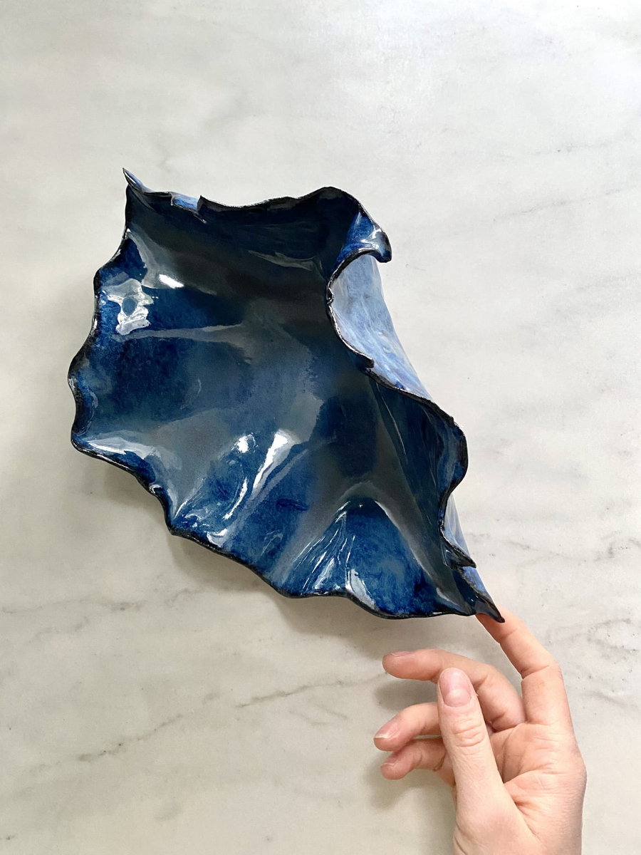 Duża Ceramiczna Muszla na Biżuterię Palo Santo Cudo Oceanu - Inna marka ...