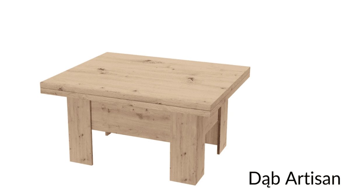 Duża ława rozkładana ERYK, 100-200 cm, dąb artisan - Jarstol | Sklep ...