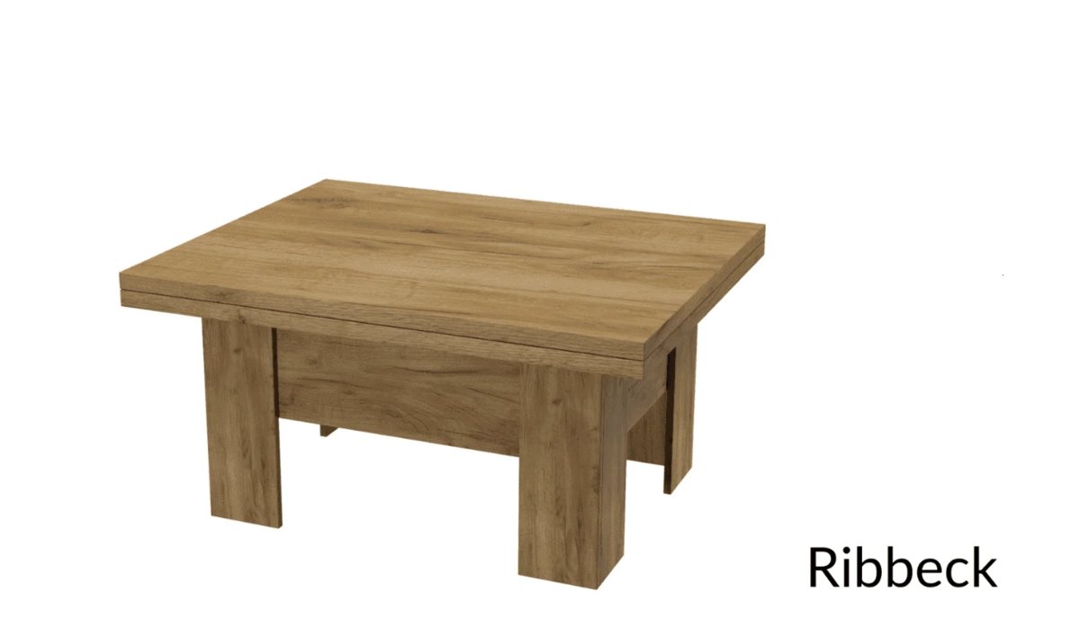 Duża ława rozkładana ERYK, 100-200 cm, ribbeck - Jarstol | Sklep EMPIK.COM