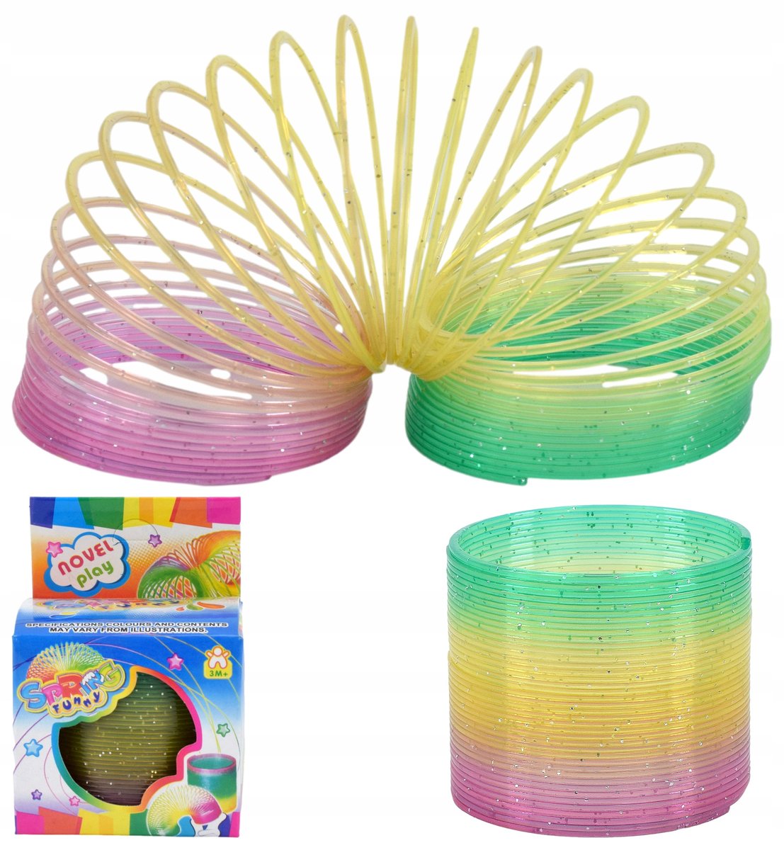DUŻA MAGICZNA SPRĘŻYNKA TĘCZOWA MAGIC SPRINGS - Skleplolki | Sklep ...