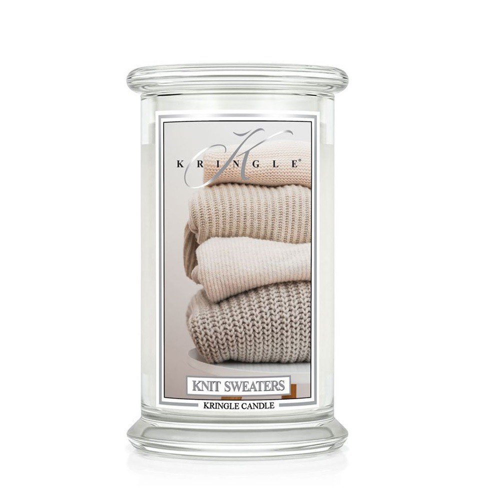 Duża świeca Knit Sweaters Krin - Kringle Candle | Sklep EMPIK.COM