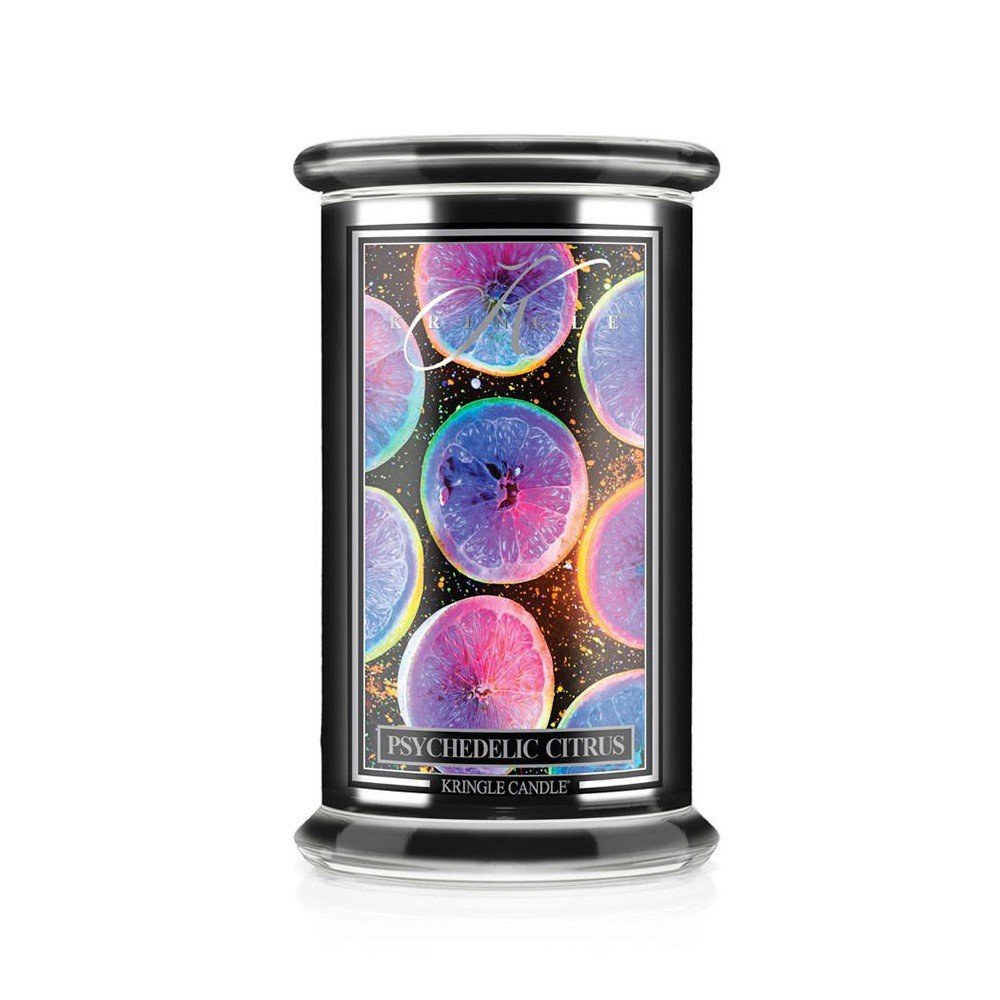 Duża świeca Psychedelic Citrus - Kringle Candle | Sklep EMPIK.COM