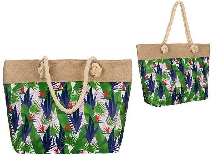 Duża Torba Plażowa Full Print Na Wysokich Uchwytach - Cedar | Moda ...